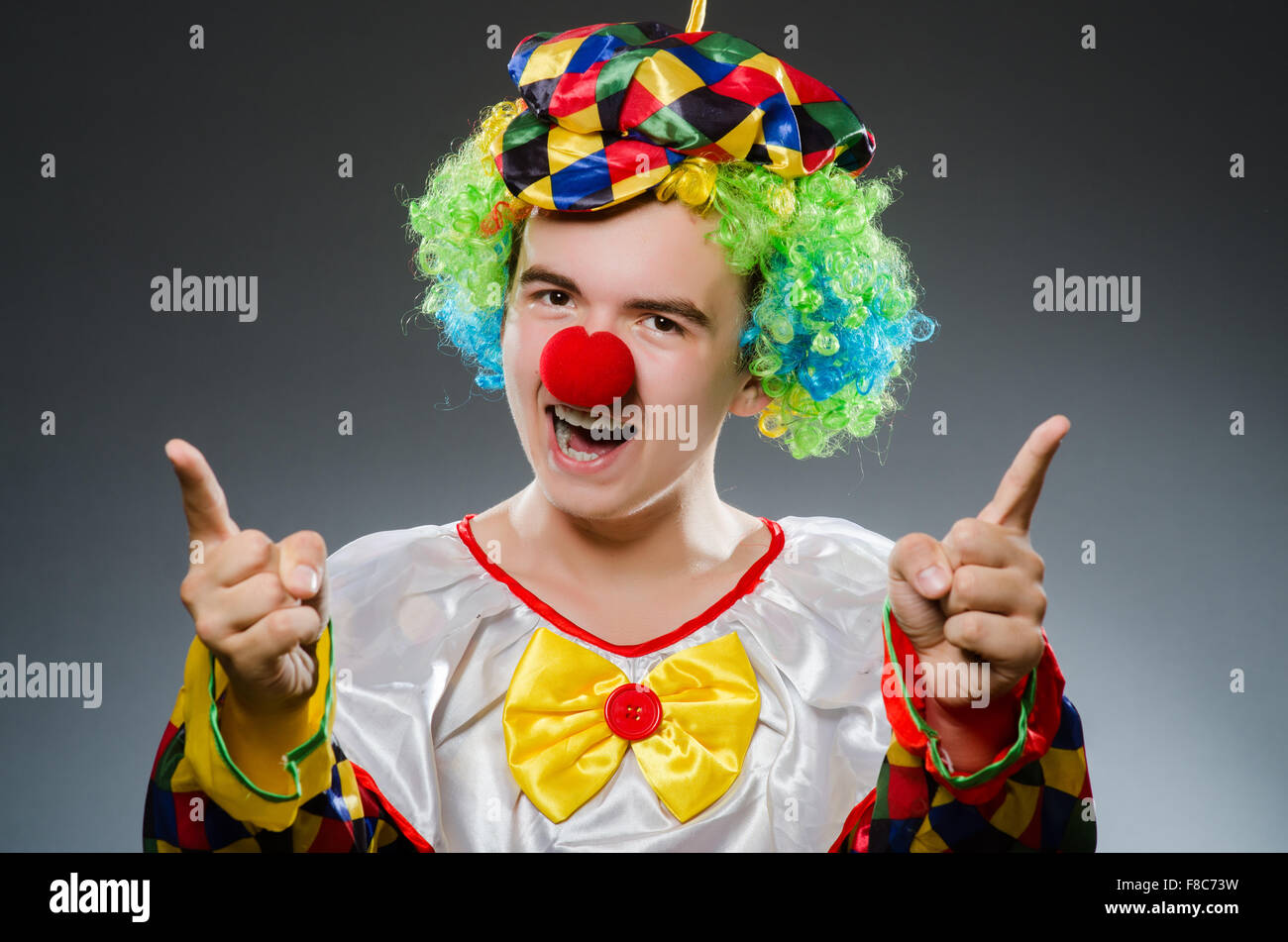 Funny clown in humor concept Stock Photo - Alamy
