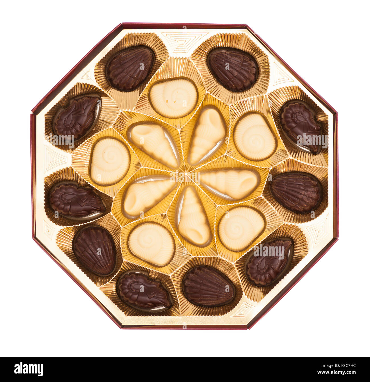 Set candies gift box Cut Out Stock Images & Pictures - Alamy