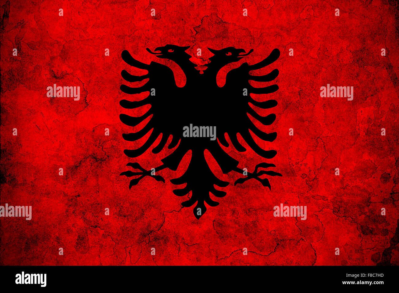 Albanian flags hi-res stock photography and images - Alamy