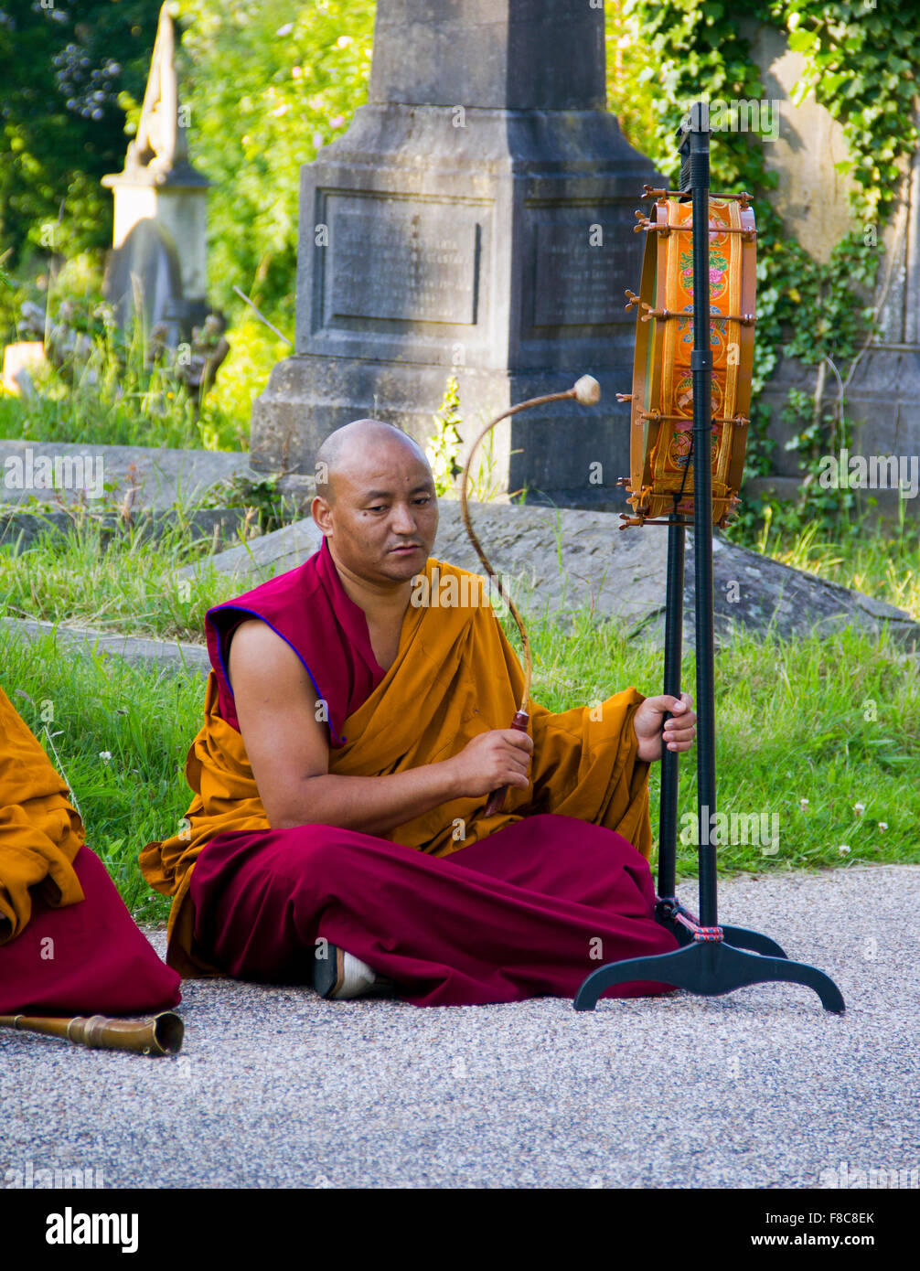 Buddhist musical instrument hi-res stock photography and images - Alamy
