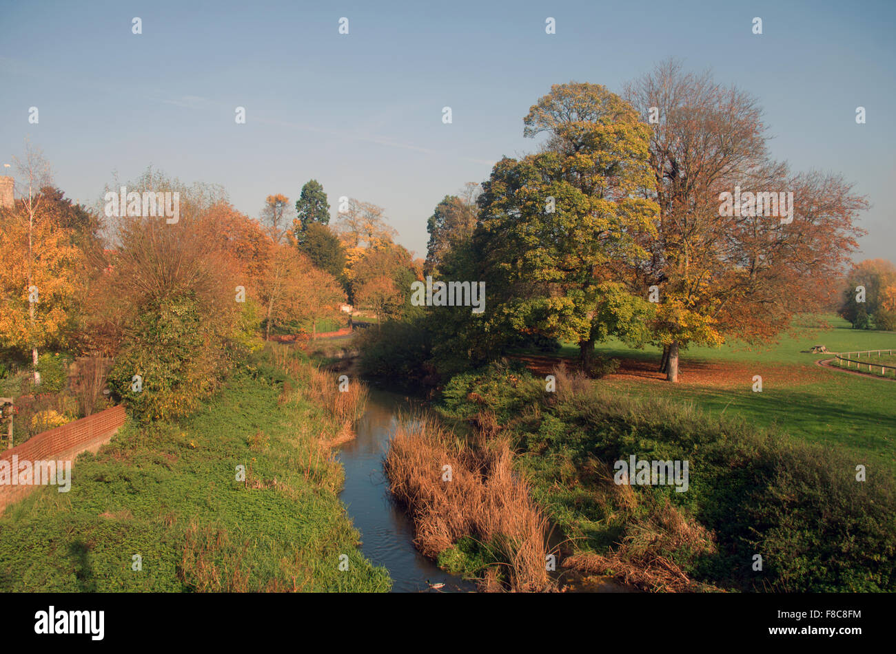 Newport Pagnell River Ouzel Buckinghamshire England Stock Photo - Alamy