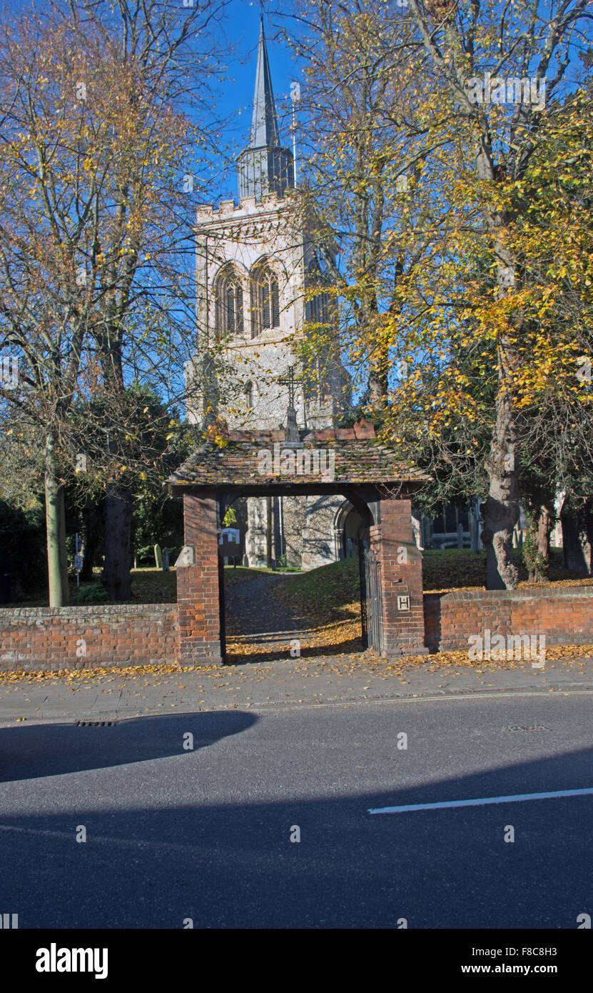Baldock Hertfordshire St Mary the Virgin Church England United Kingdom ...