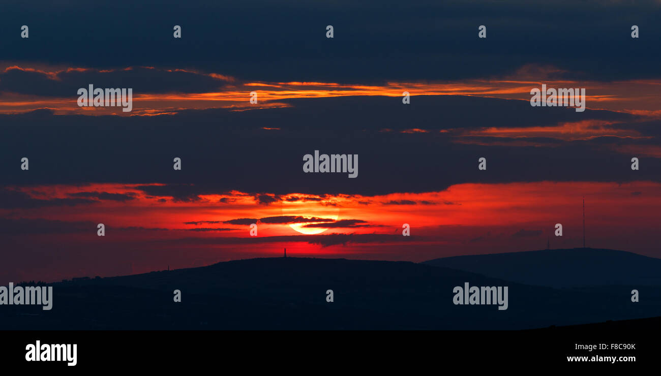 Caradon sunset sky cornwall hi-res stock photography and images - Alamy