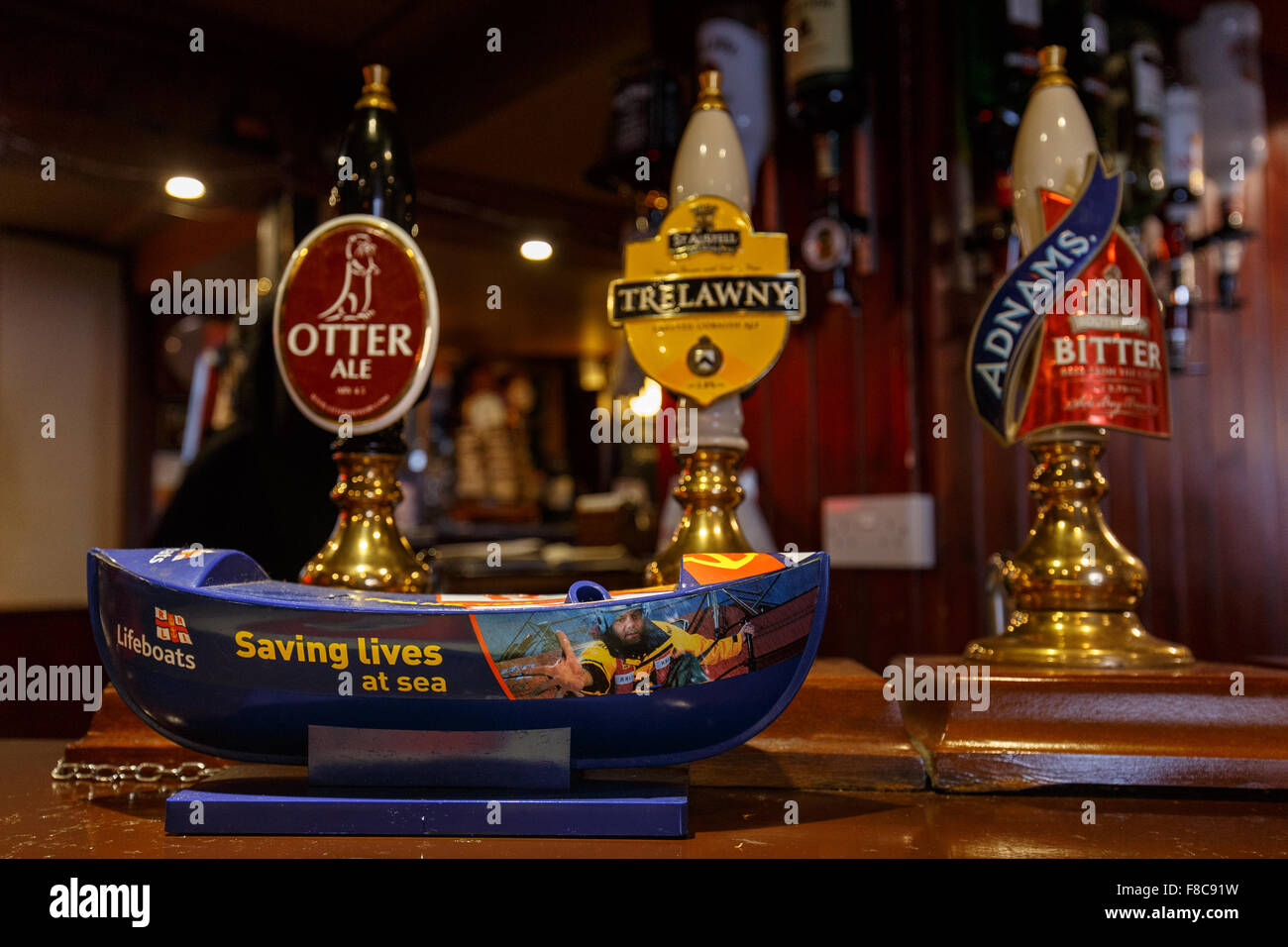Lifeboat collection box hi-res stock photography and images - Alamy