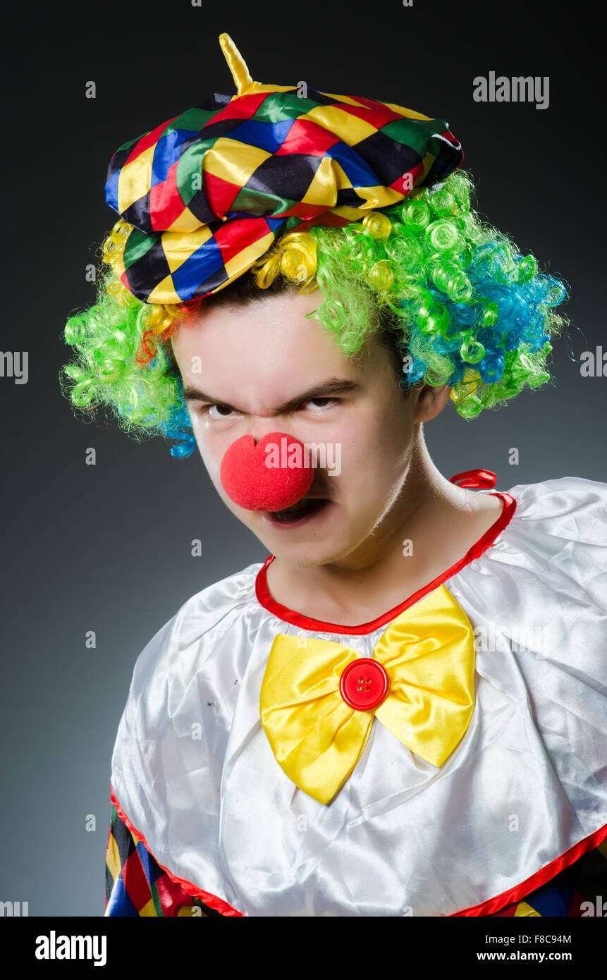 Funny clown in humor concept Stock Photo - Alamy