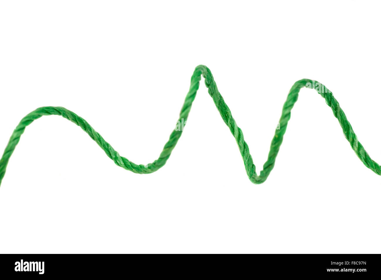 Rope in the form of waves Stock Photo - Alamy