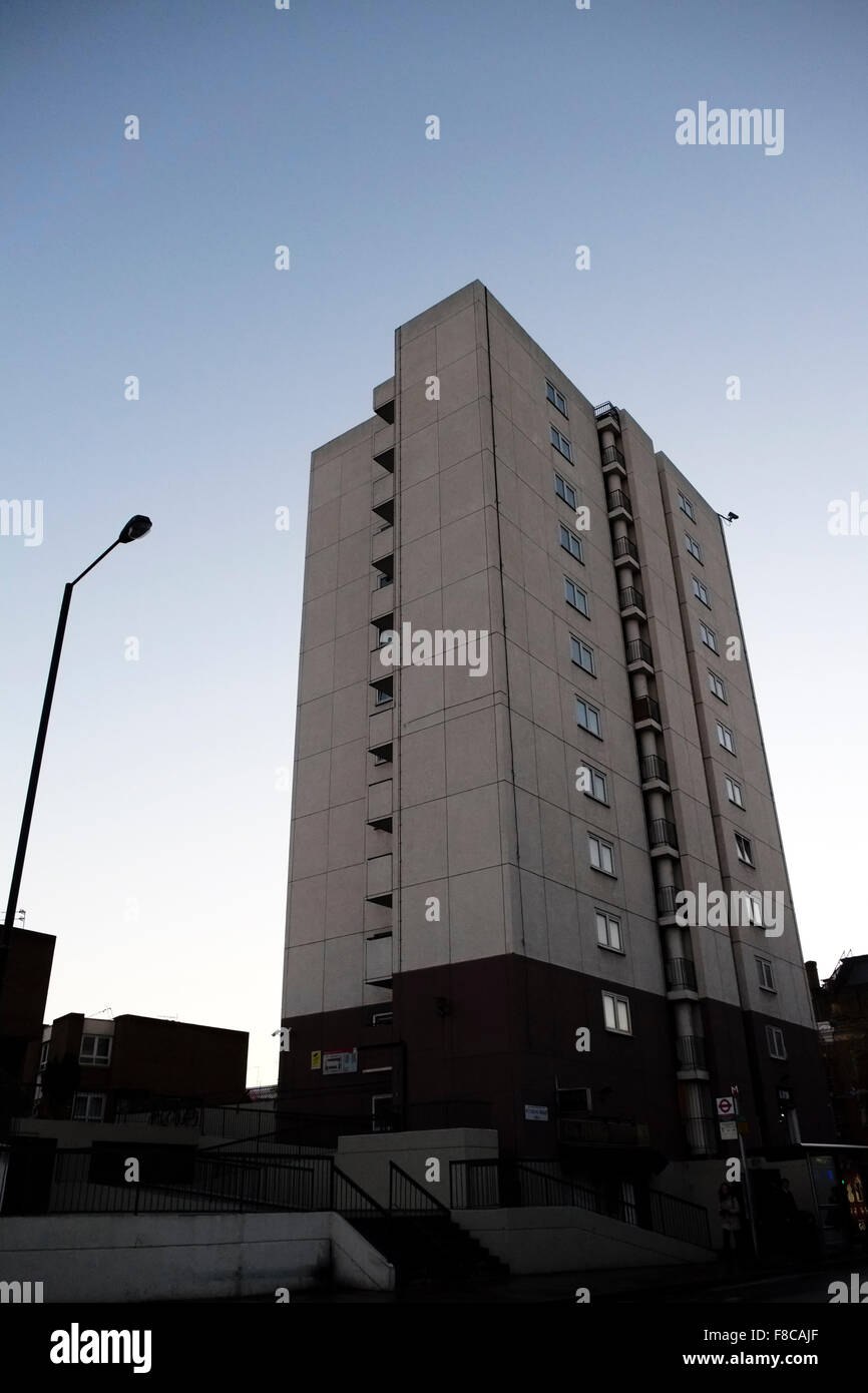 London Council Block Stock Photo - Alamy