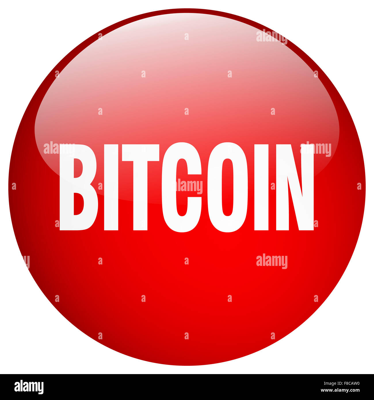 bitcoin red round gel isolated push button Stock Photo - Alamy