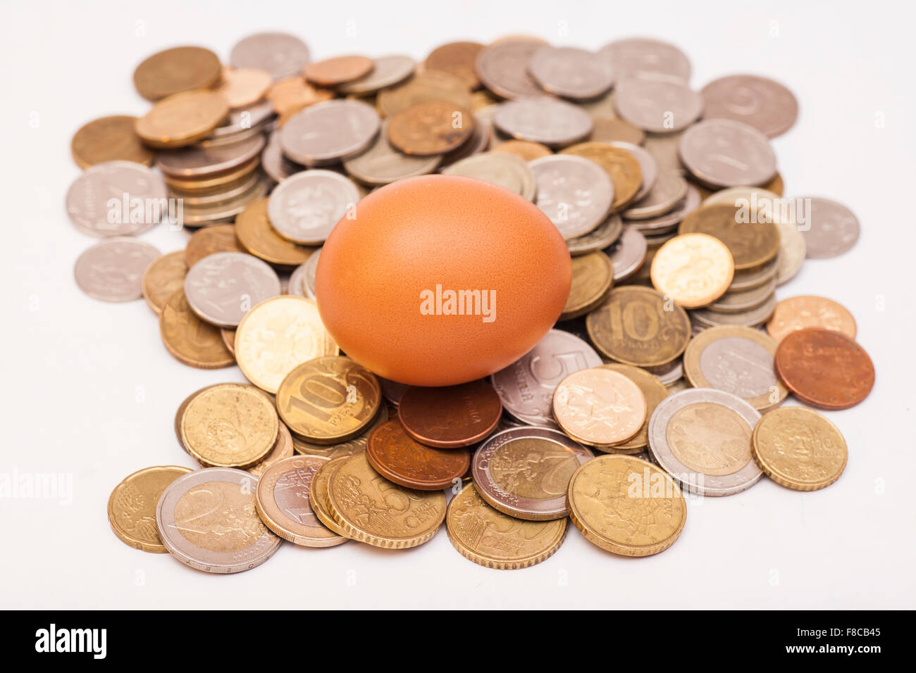 Egg shell coins hi-res stock photography and images - Alamy