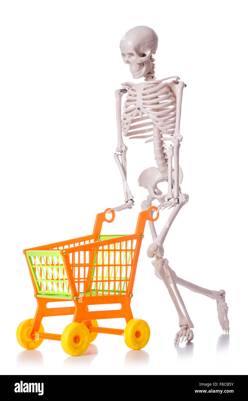 Shopping cart and skeleton hi-res stock photography and images - Alamy