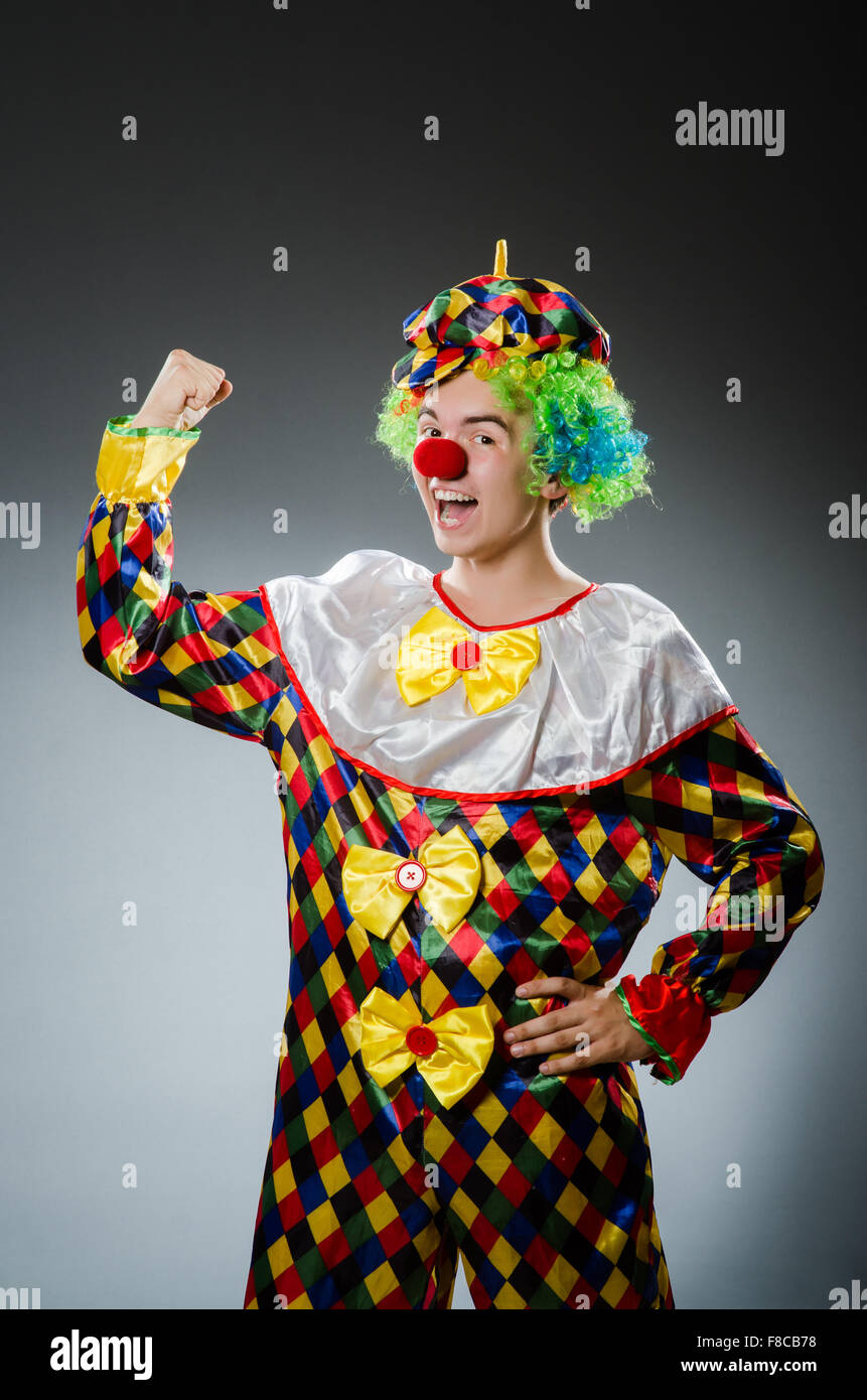 Funny clown in humor concept Stock Photo - Alamy