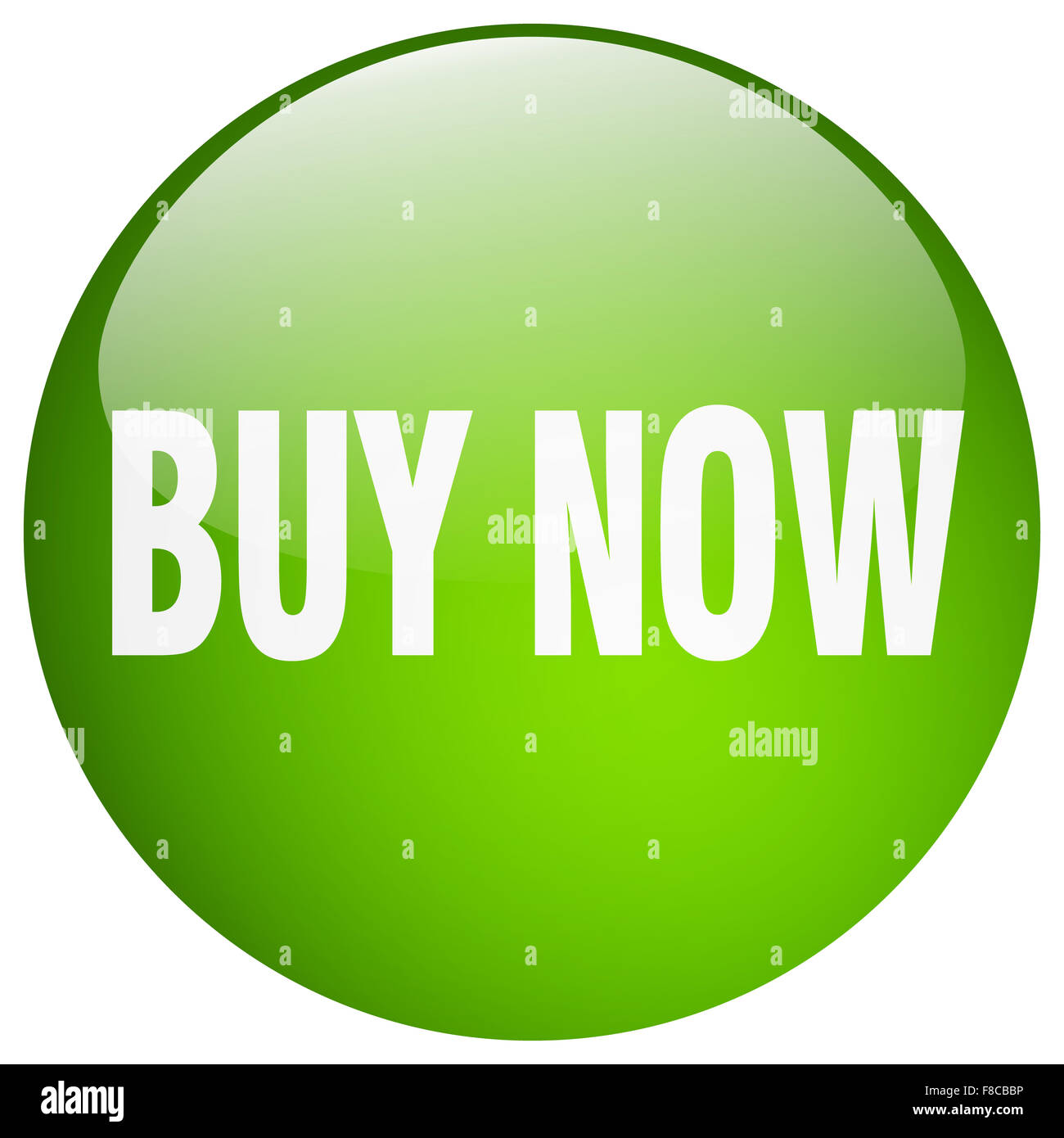 buy now green round gel isolated push button Stock Photo - Alamy