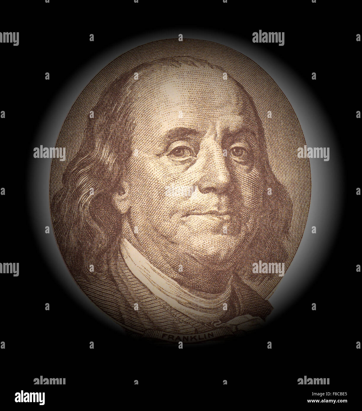 Portrait of Benjamin Franklin Stock Photo - Alamy