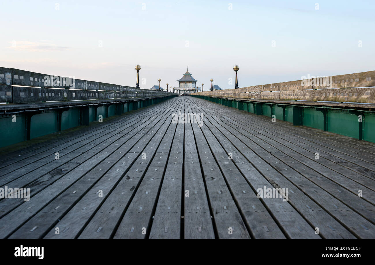 The Victorian Pier at Clevedon in North Somerset. Opened in 1869 the ...