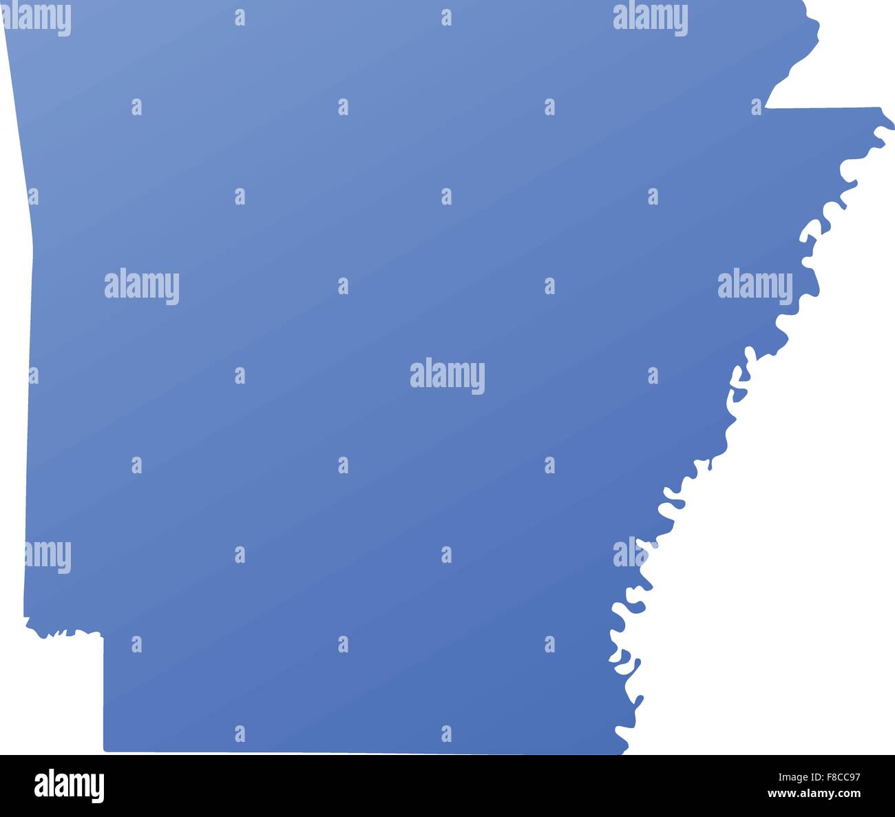 state map with blue gradient Stock Vector Image & Art - Alamy