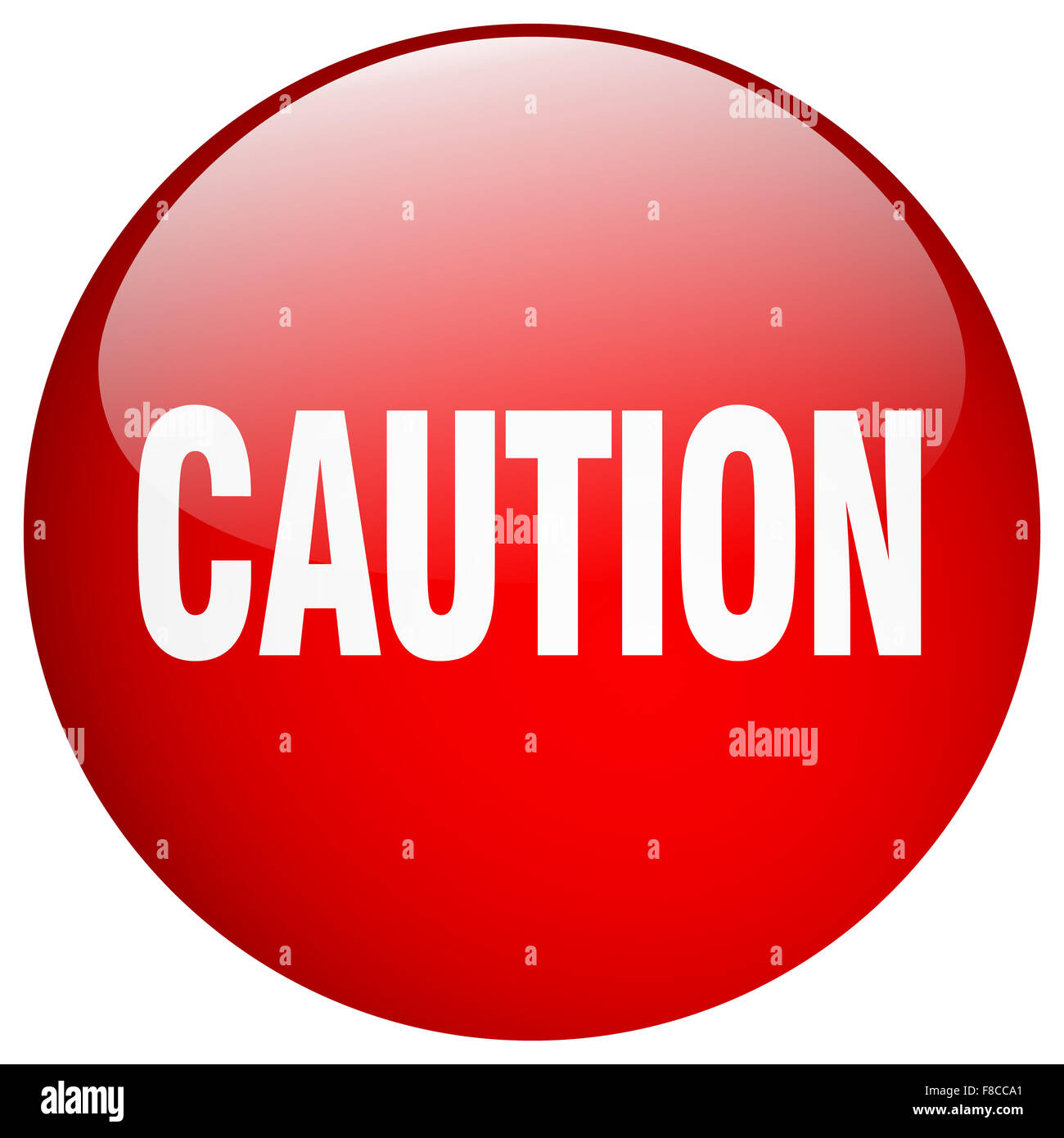 caution red round gel isolated push button Stock Photo - Alamy caution red round gel isolated push button Stock Photo - Alamy