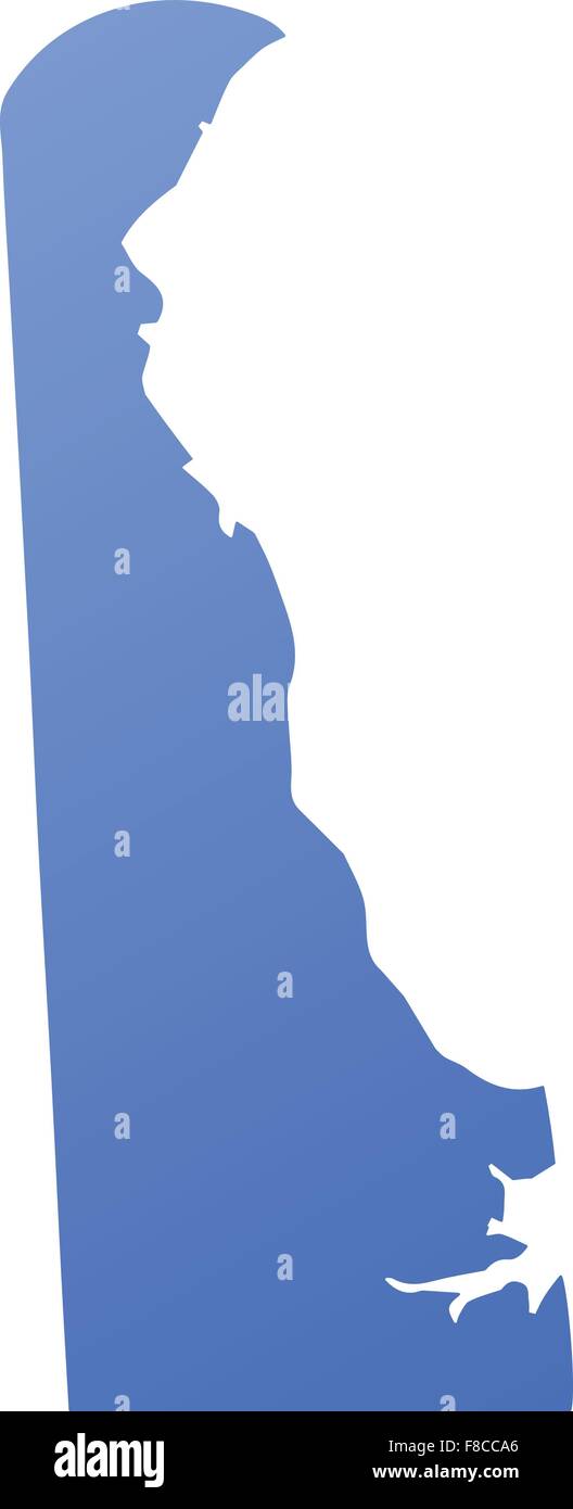 state map with blue gradient Stock Vector Image & Art - Alamy