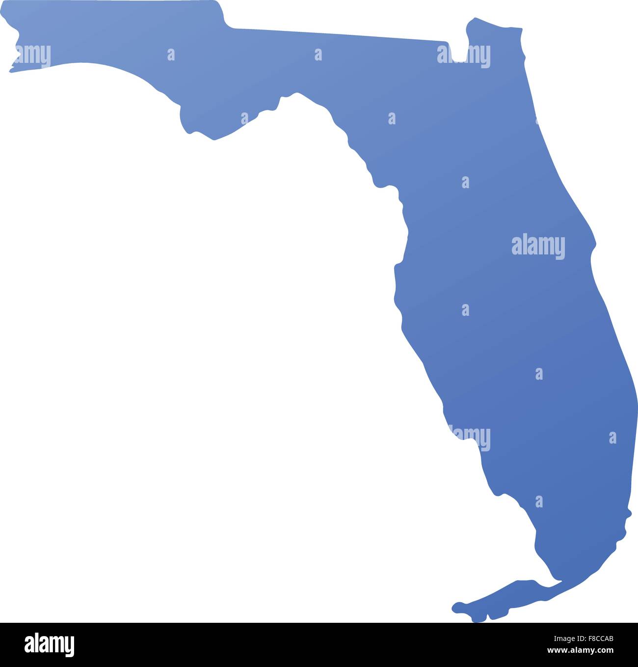 state map with blue gradient Stock Vector Image & Art - Alamy