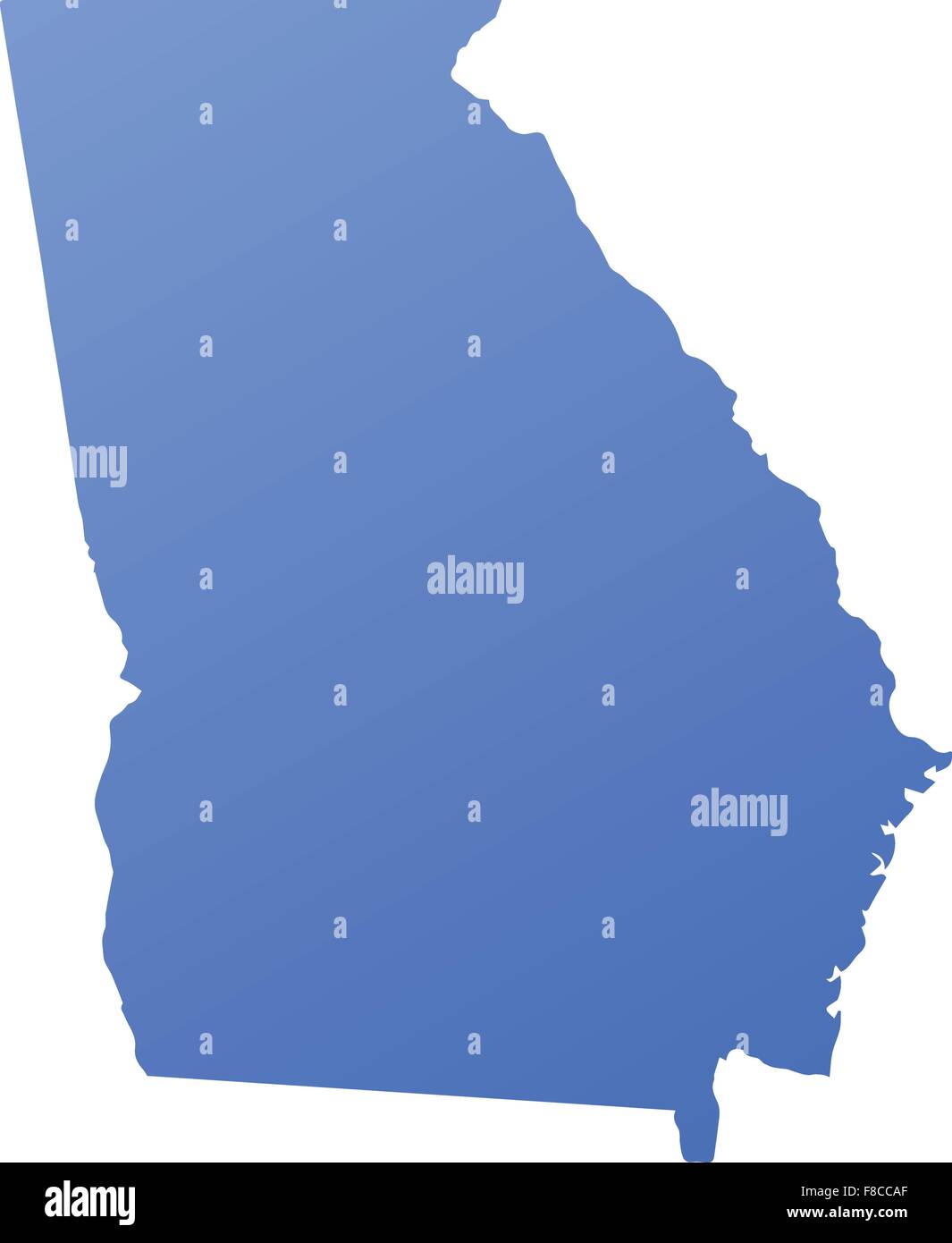 state map with blue gradient Stock Vector Image & Art - Alamy