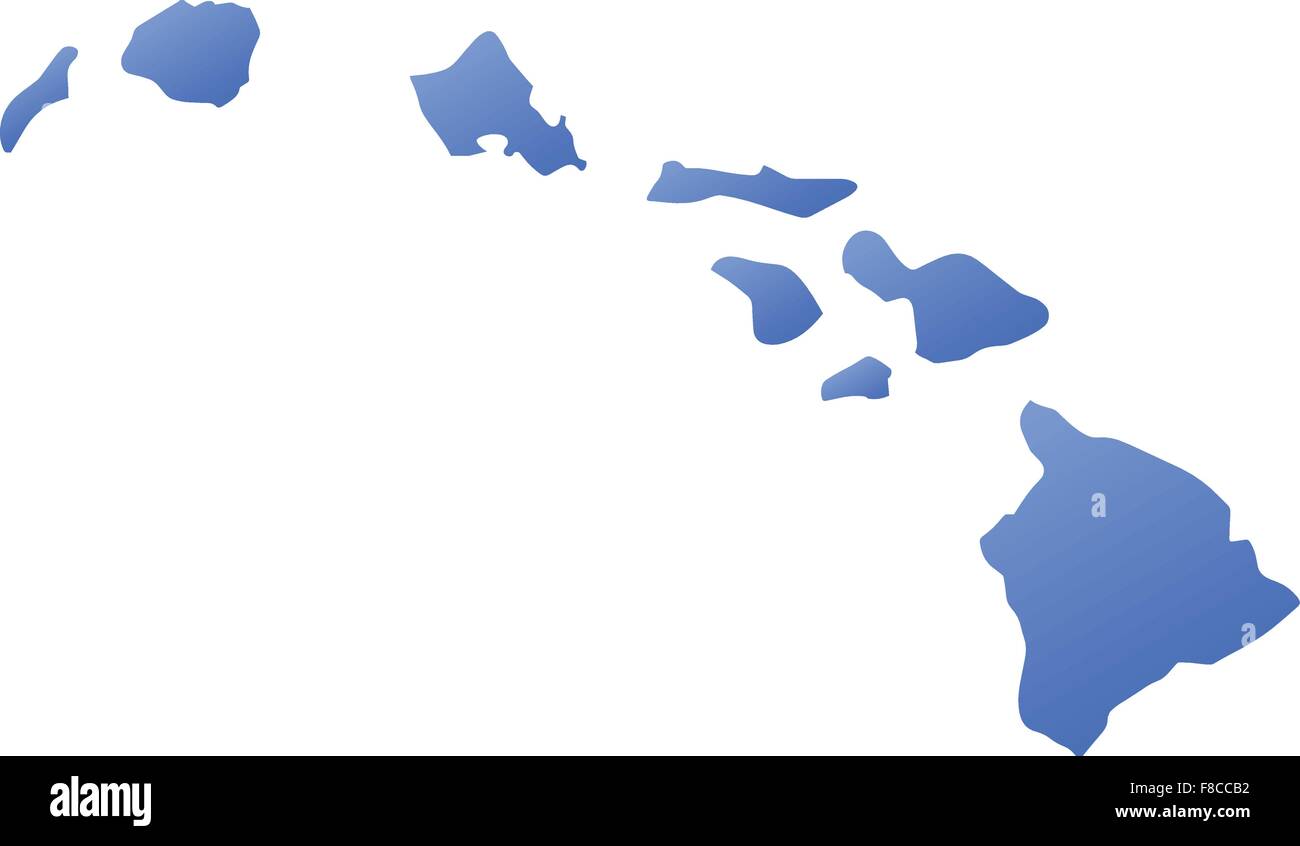 state map with blue gradient Stock Vector Image & Art - Alamy