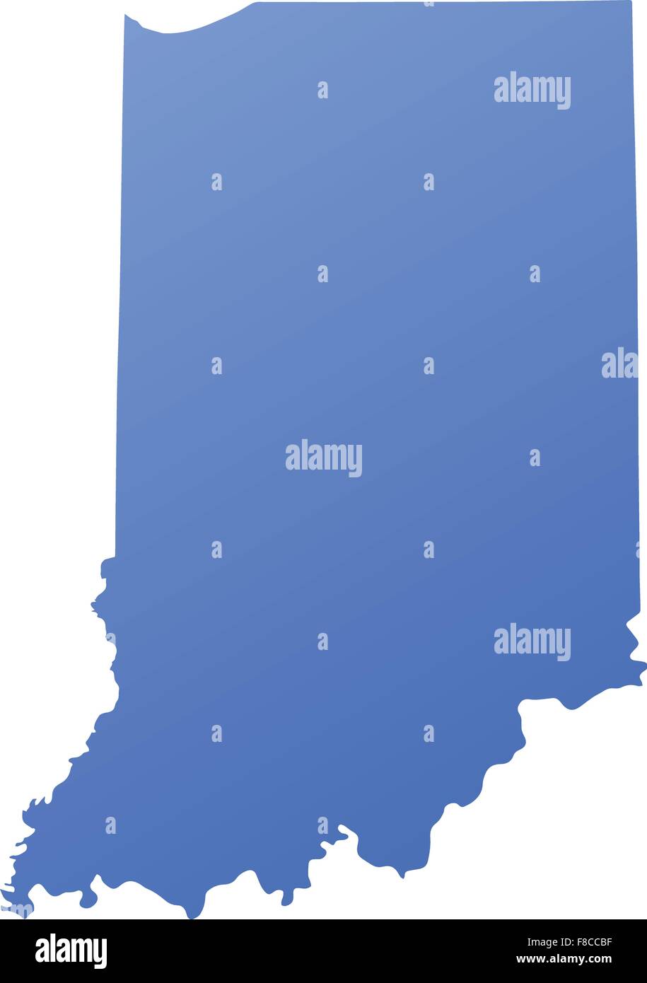state map with blue gradient Stock Vector Image & Art - Alamy
