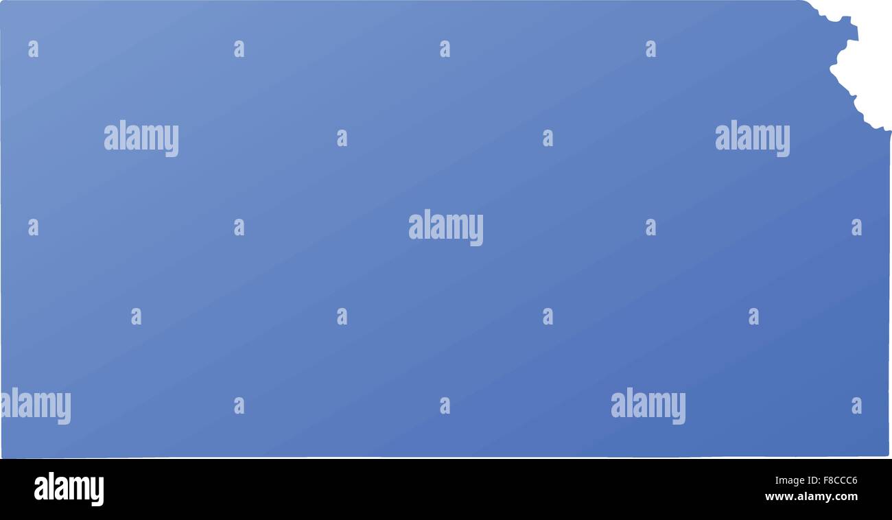 state map with blue gradient Stock Vector Image & Art - Alamy