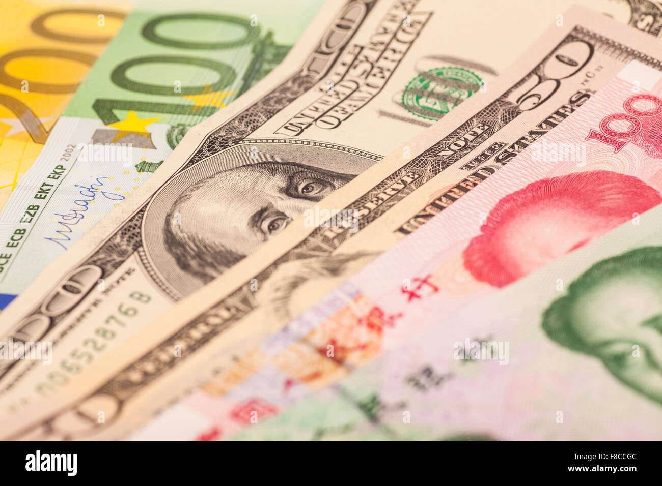Chinese Yuan European Euro Notes And American Dollars Stock Photo Alamy Chinese Yuan European Euro Notes And American Dollars Stock Photo Alamy