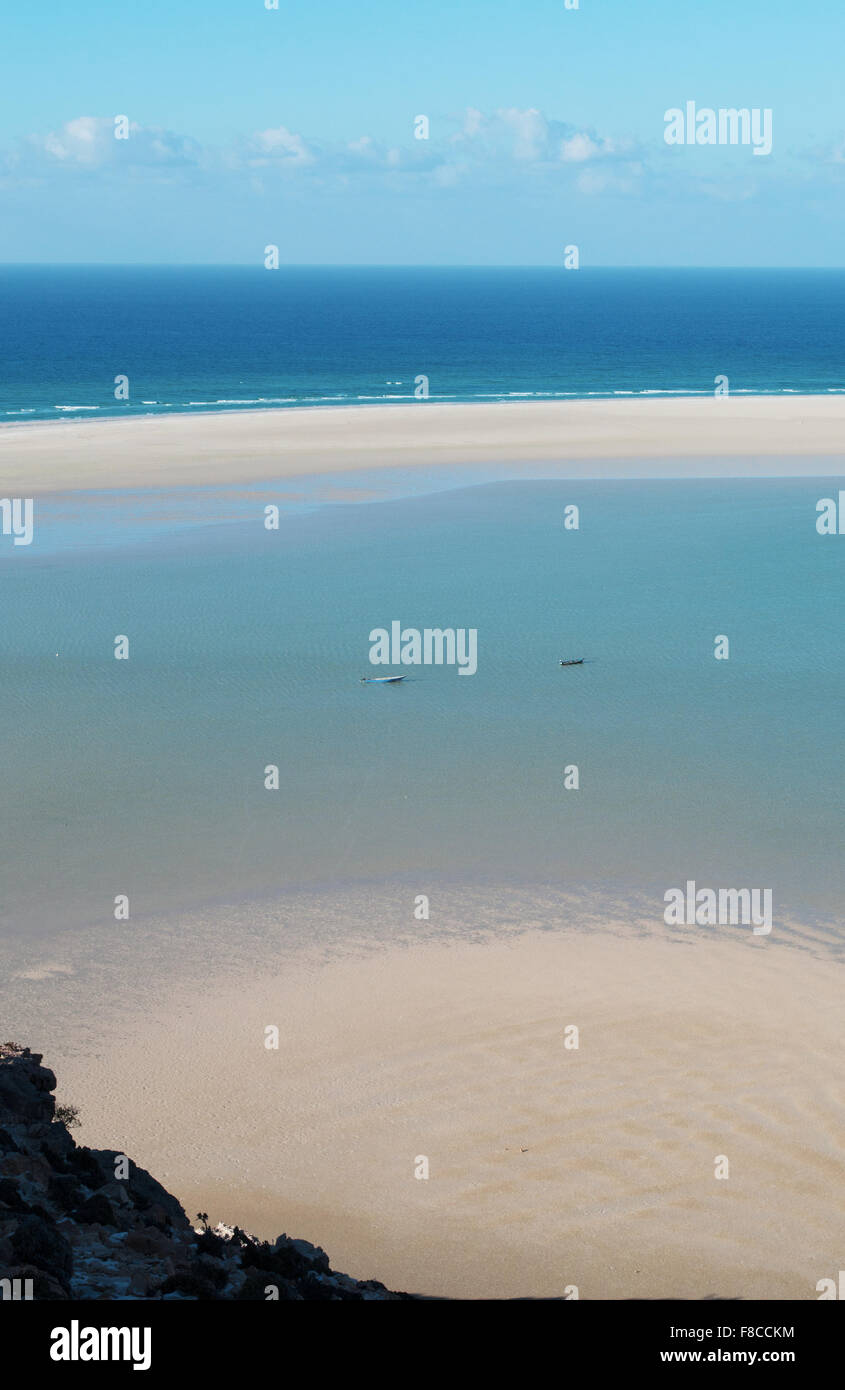 The protected area of Qalansia beach, Gulf of Aden, Arabian Sea ...