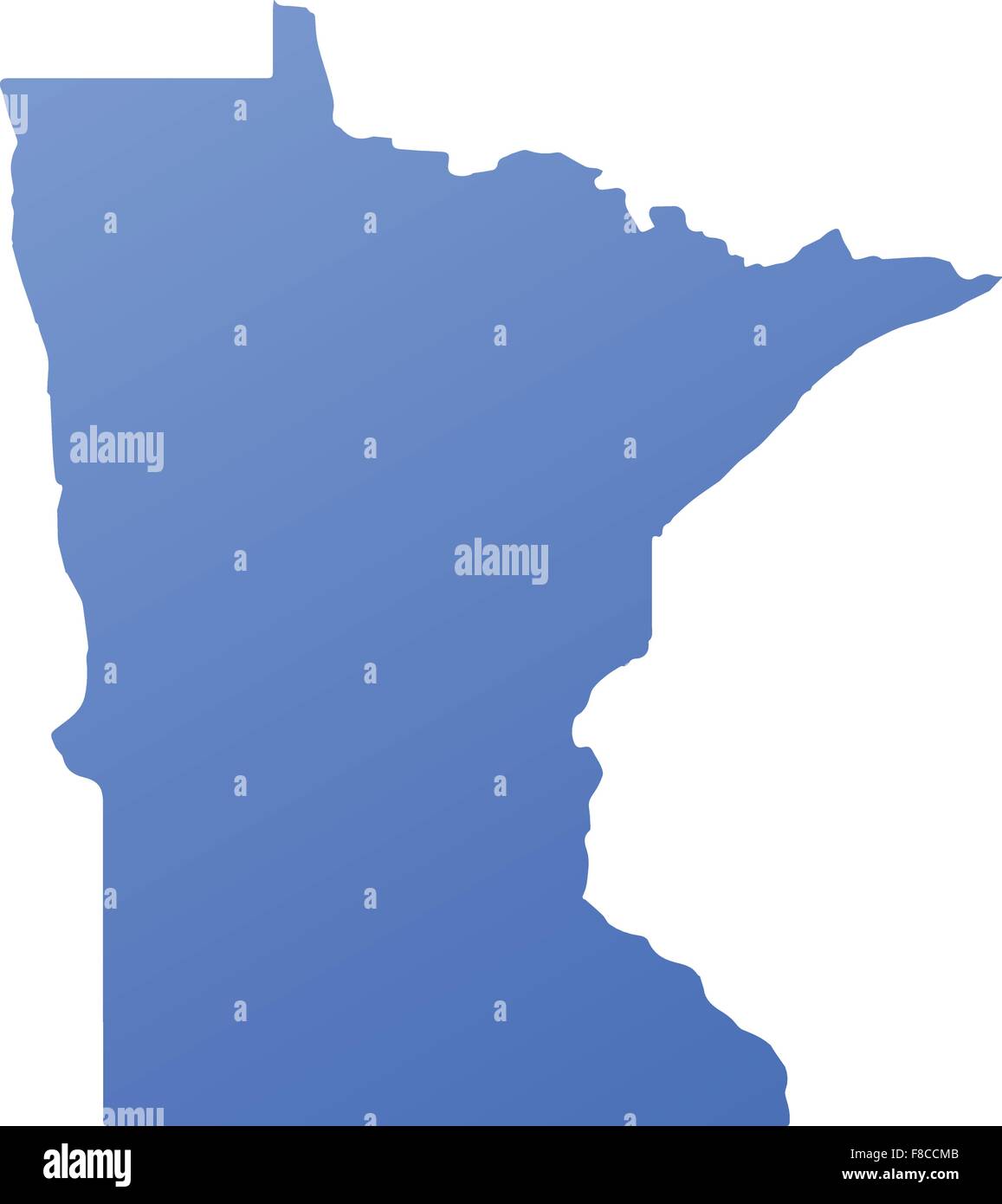 state map with blue gradient Stock Vector Image & Art - Alamy