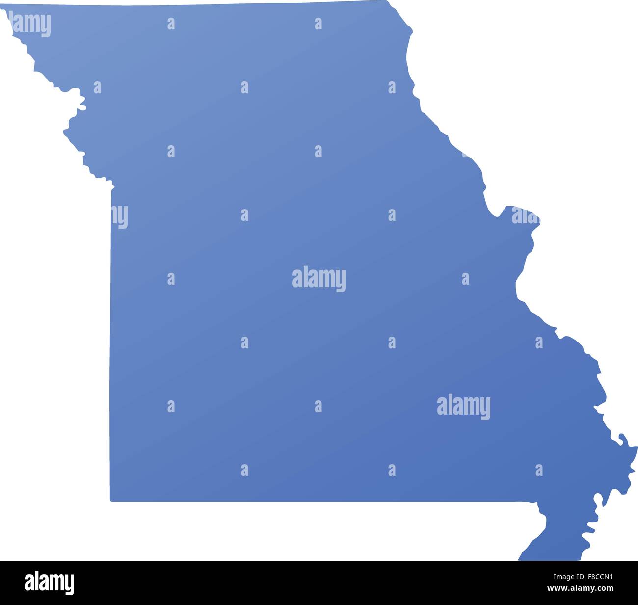 state map with blue gradient Stock Vector Image & Art - Alamy