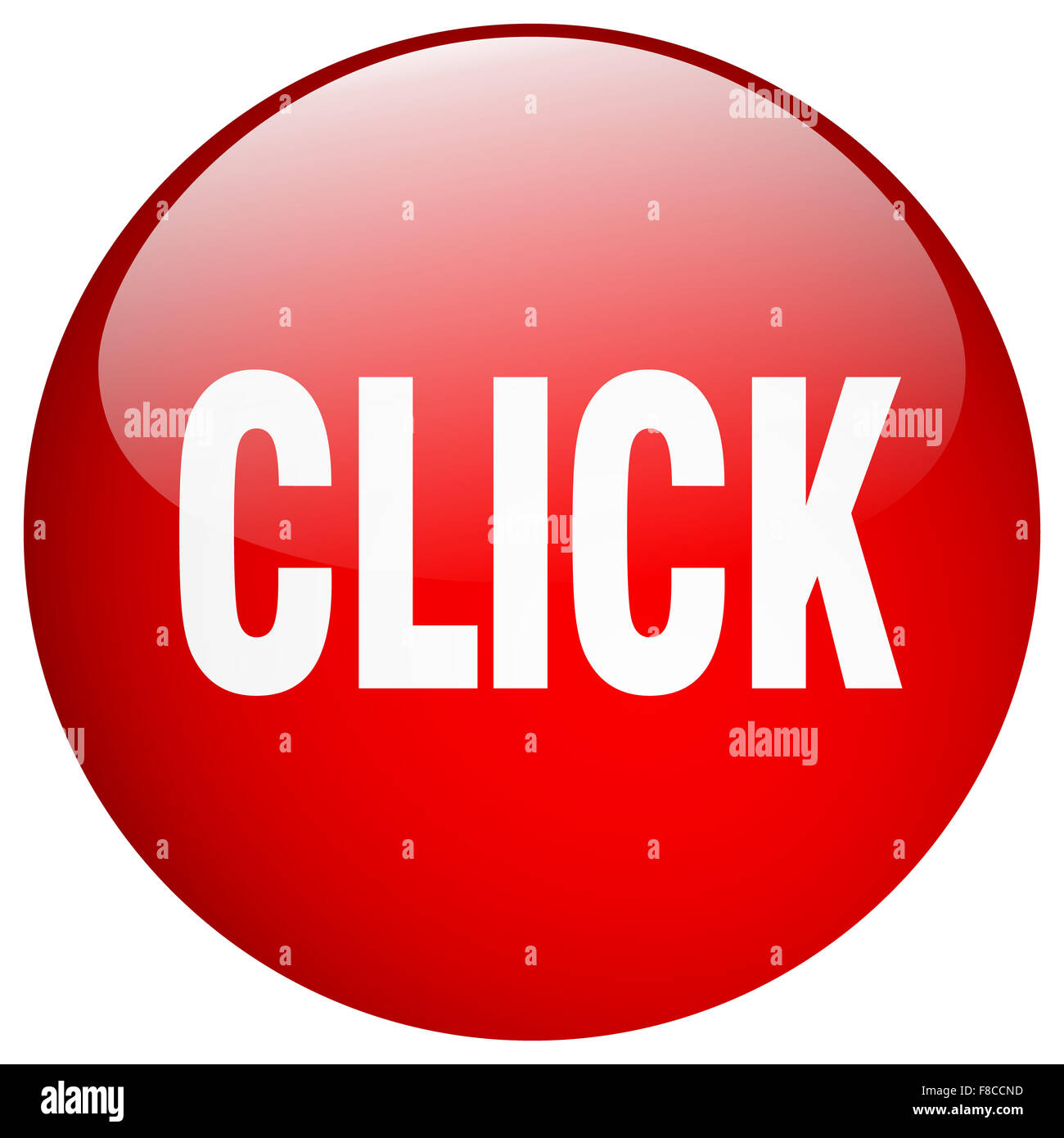 click red round gel isolated push button Stock Photo - Alamy