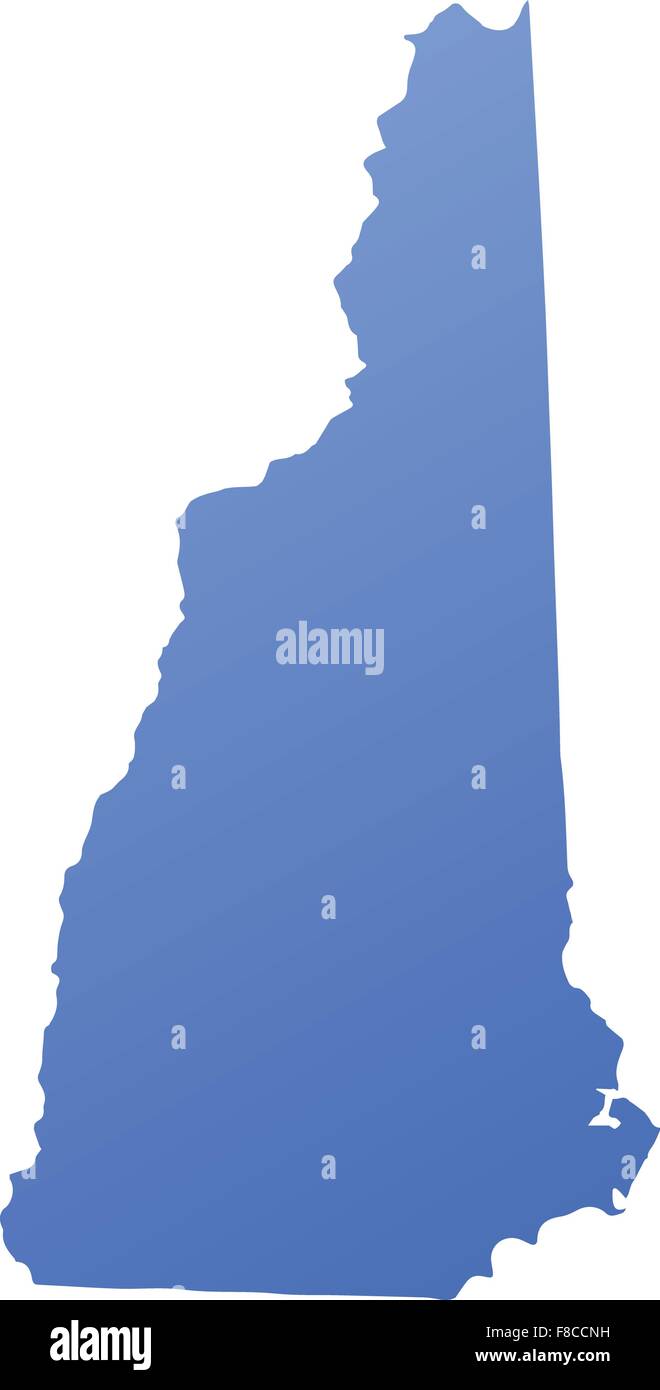 state map with blue gradient Stock Vector Image & Art - Alamy