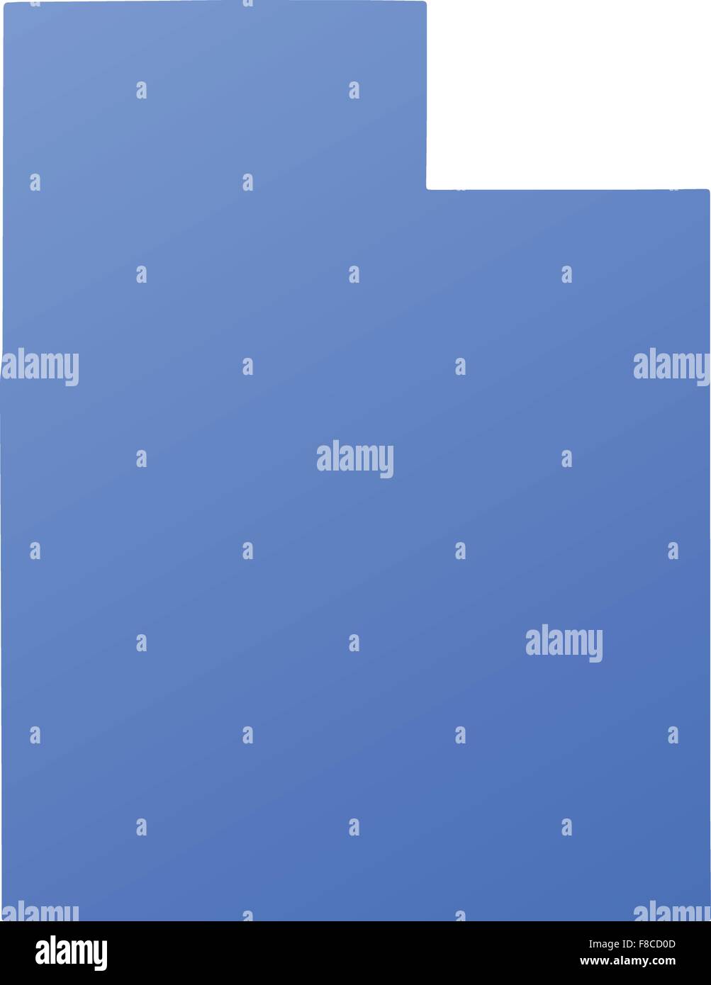 Utah state map hi-res stock photography and images - Alamy