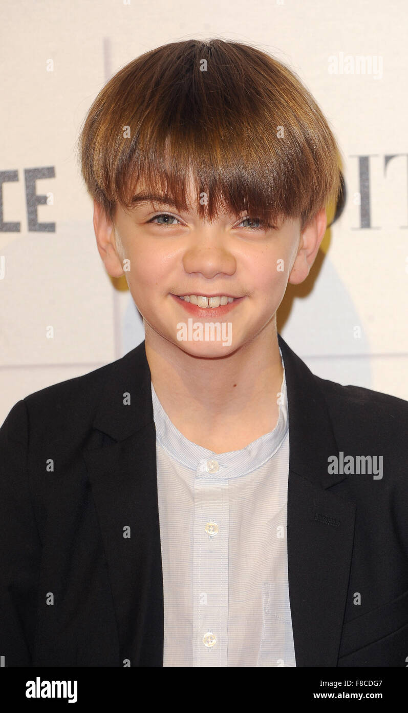 London. UK. Milo Parker at the Moet British Independent Film Awards. Old Billingsgate Market ...