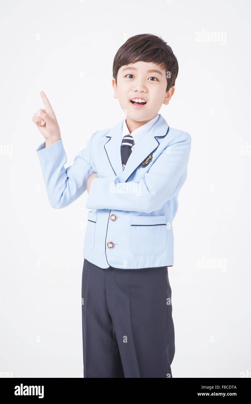 Boy child pointing forward asian hi-res stock photography and images ...