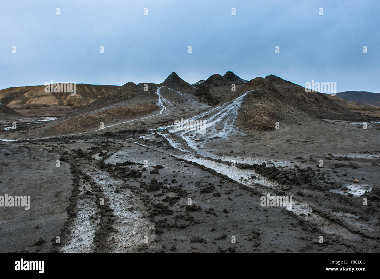 Mud Volcano at gobustan in Azerbaijan Stock Photo - Alamy