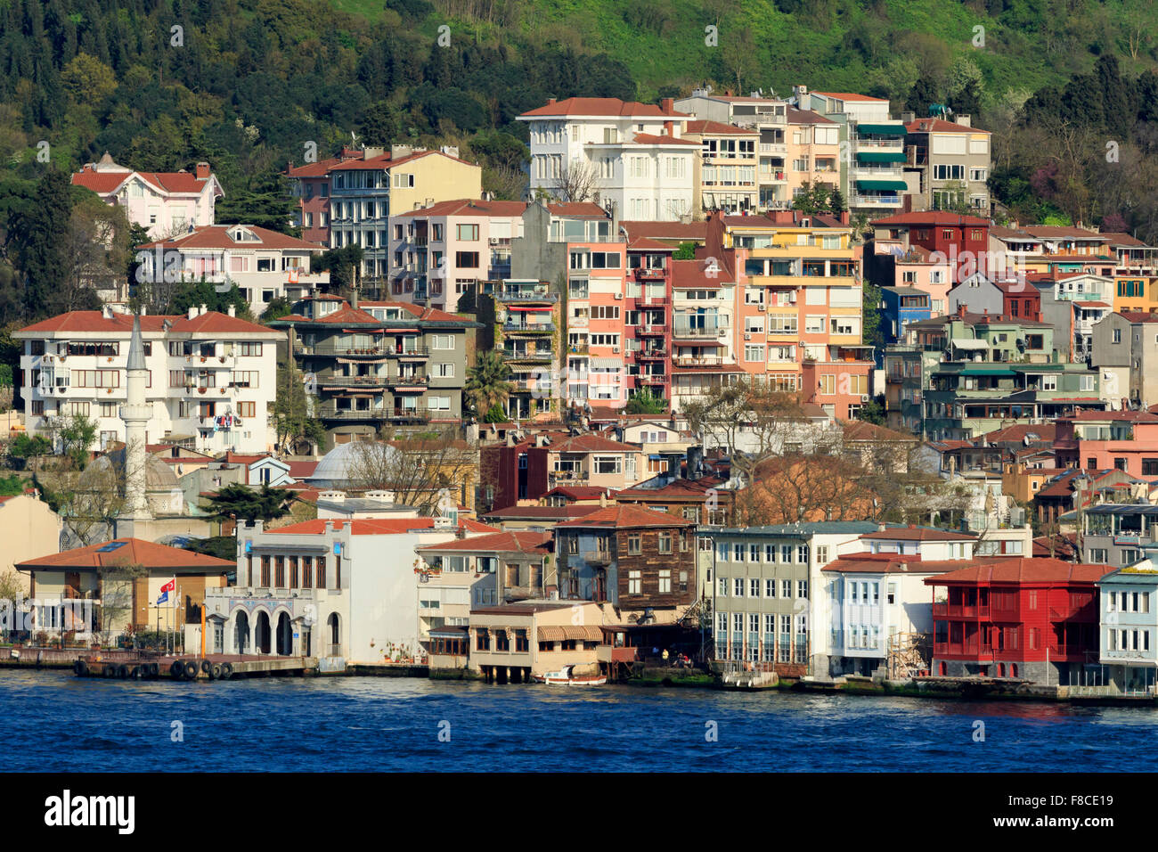 Uskudar District, Bosphorus Strait, Istanbul, Turkey, Asia Stock Photo ...