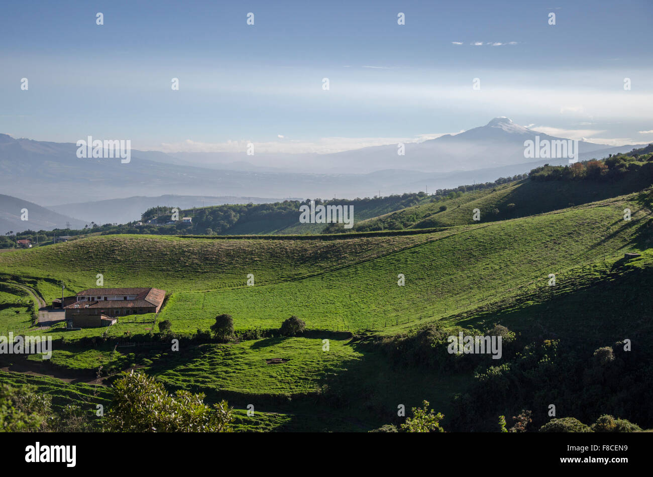 Farm in the Andes Stock Photo - Alamy