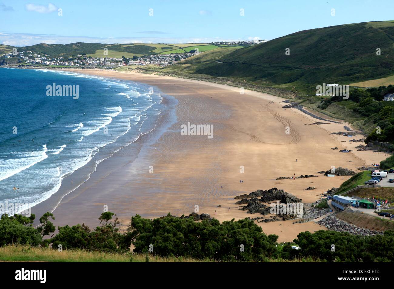 Glorious Putsborough Sands, North Devon, England, UK Stock Photo - Alamy
