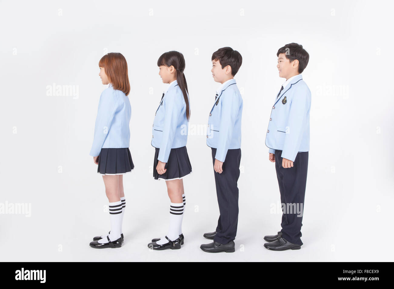 Students Standing In Line