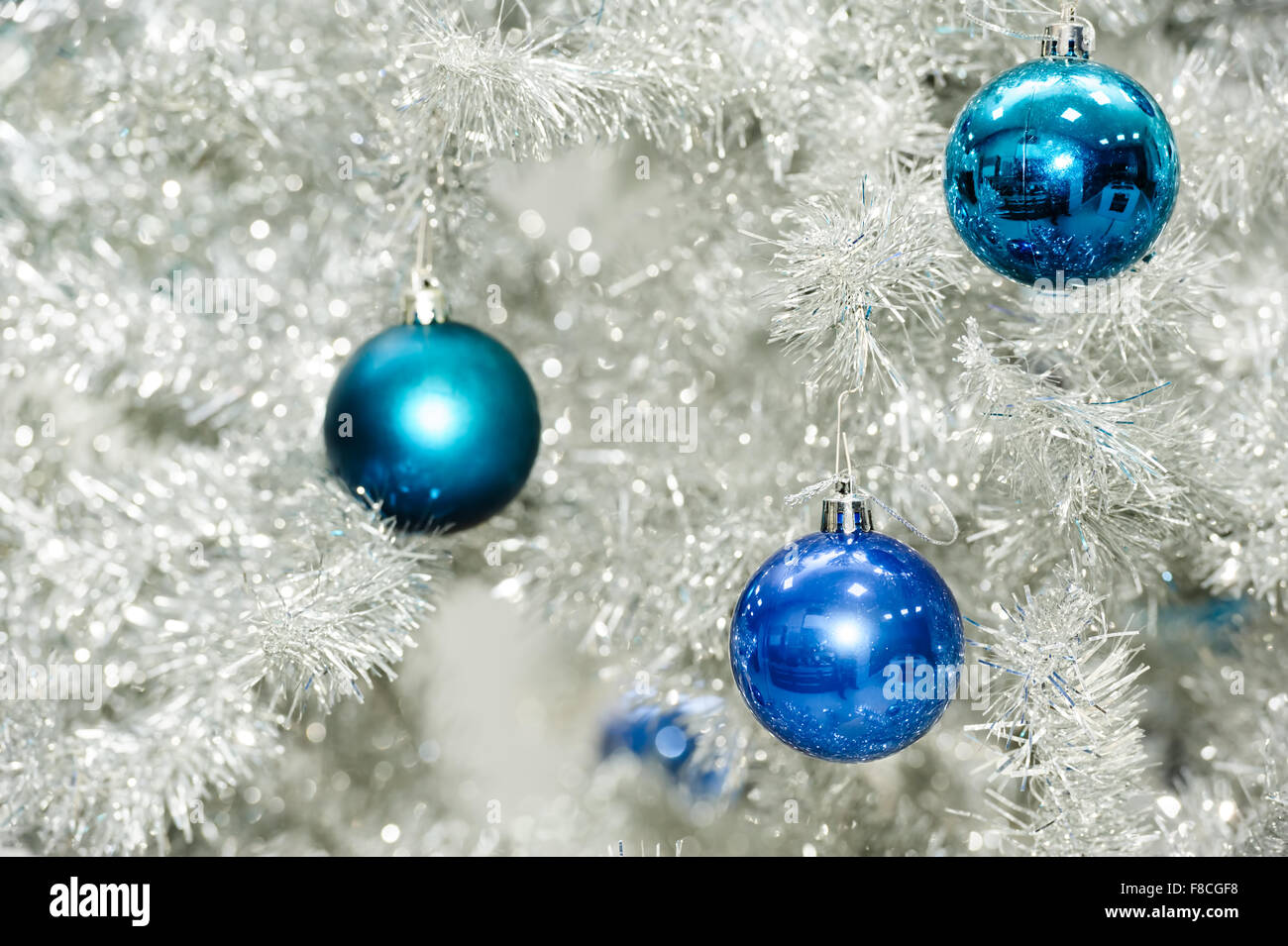 Blue christmas tree artificial hi-res stock photography and images - Alamy