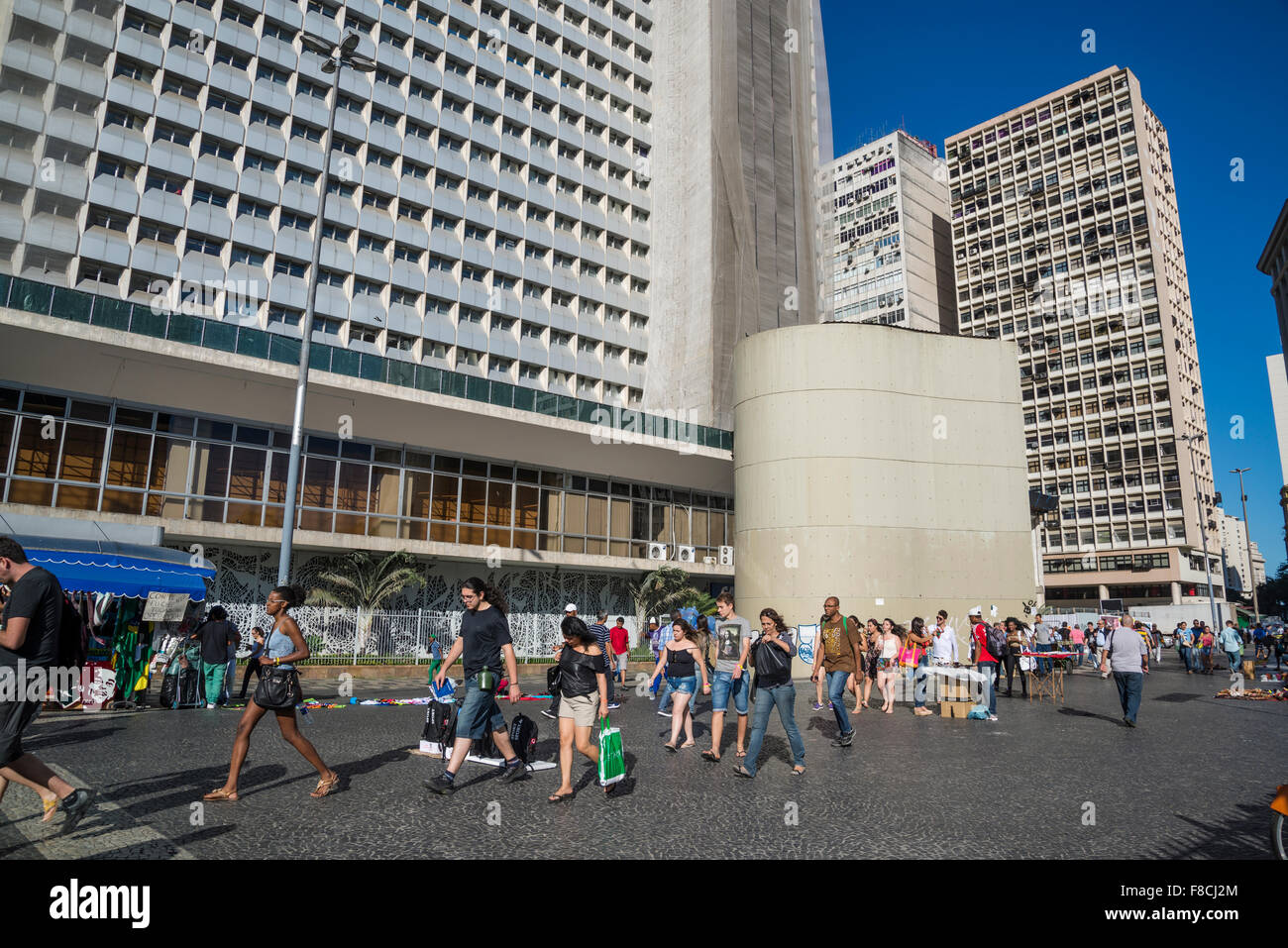 Largo da Carioca, High-rise buildings, Rio de Janeiro, Brazil Stock ...