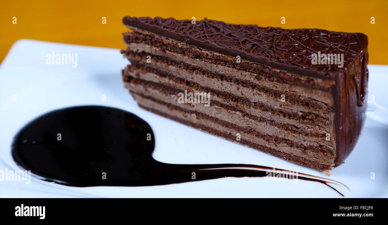 Piece sweet layer cake hi-res stock photography and images - Alamy