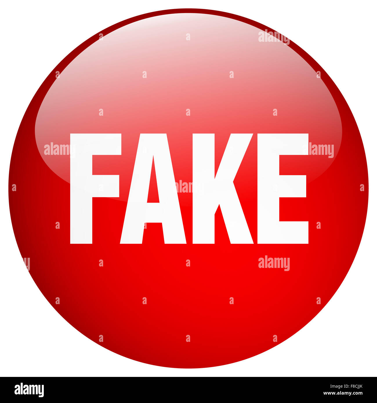 fake red round gel isolated push button Stock Photo - Alamy