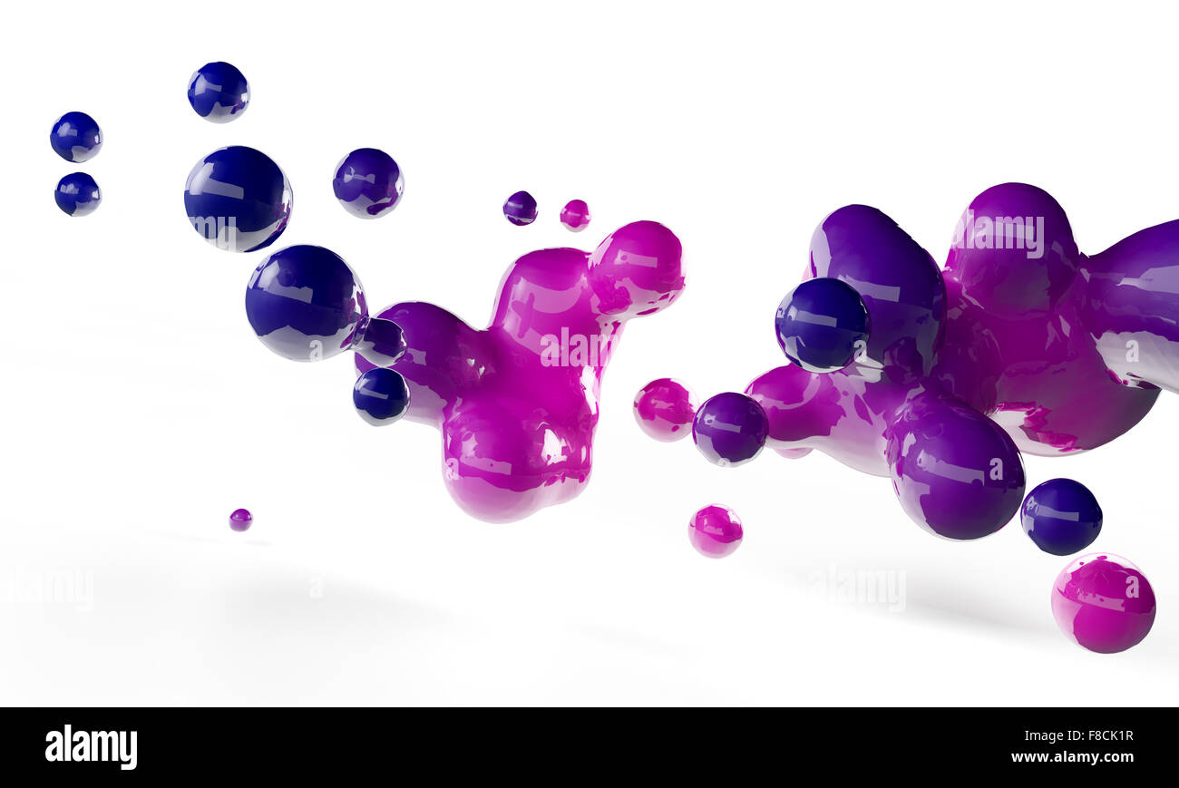 Abstract liquid purple hi-res stock photography and images - Alamy