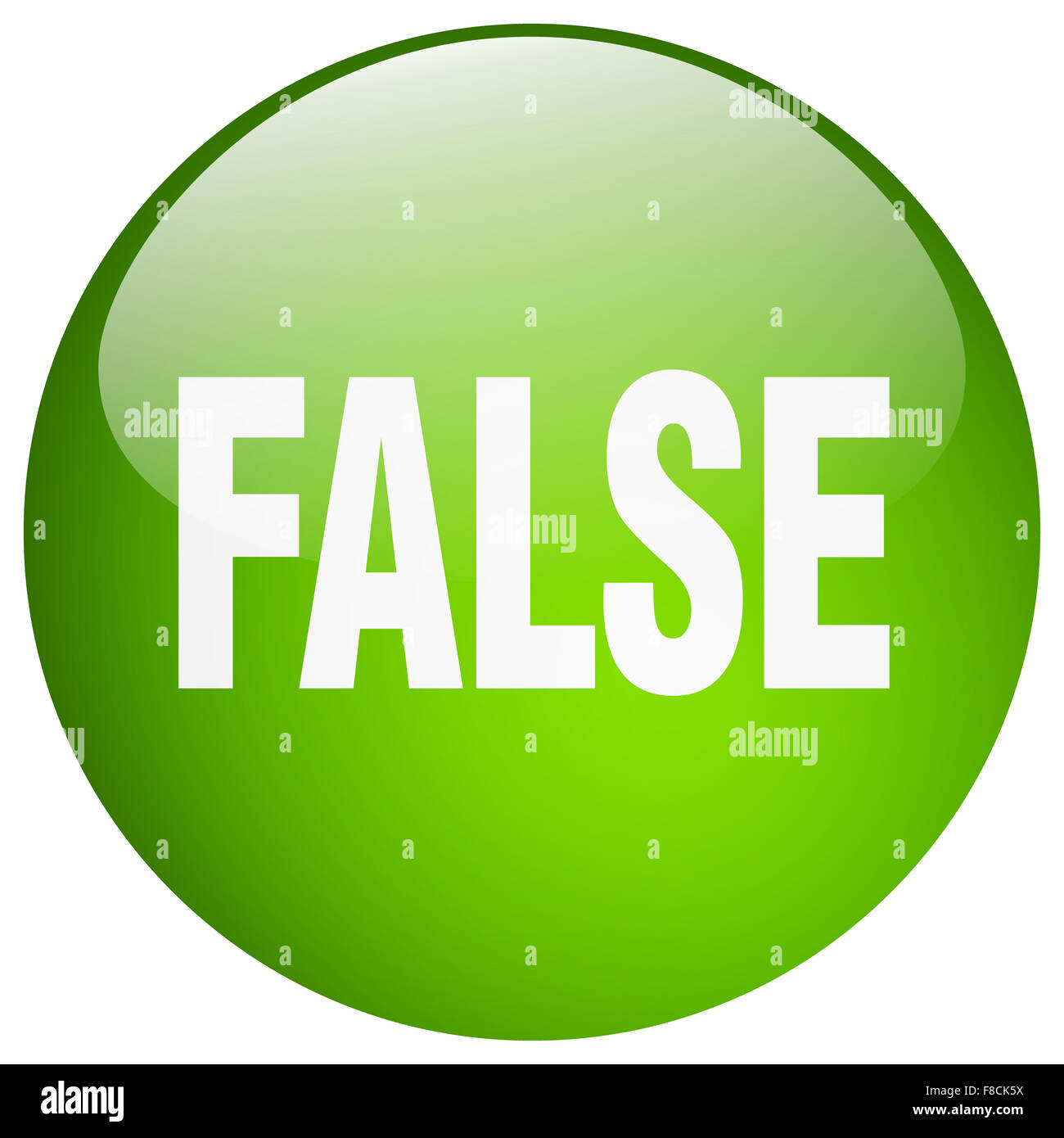 false green round gel isolated push button Stock Photo - Alamy