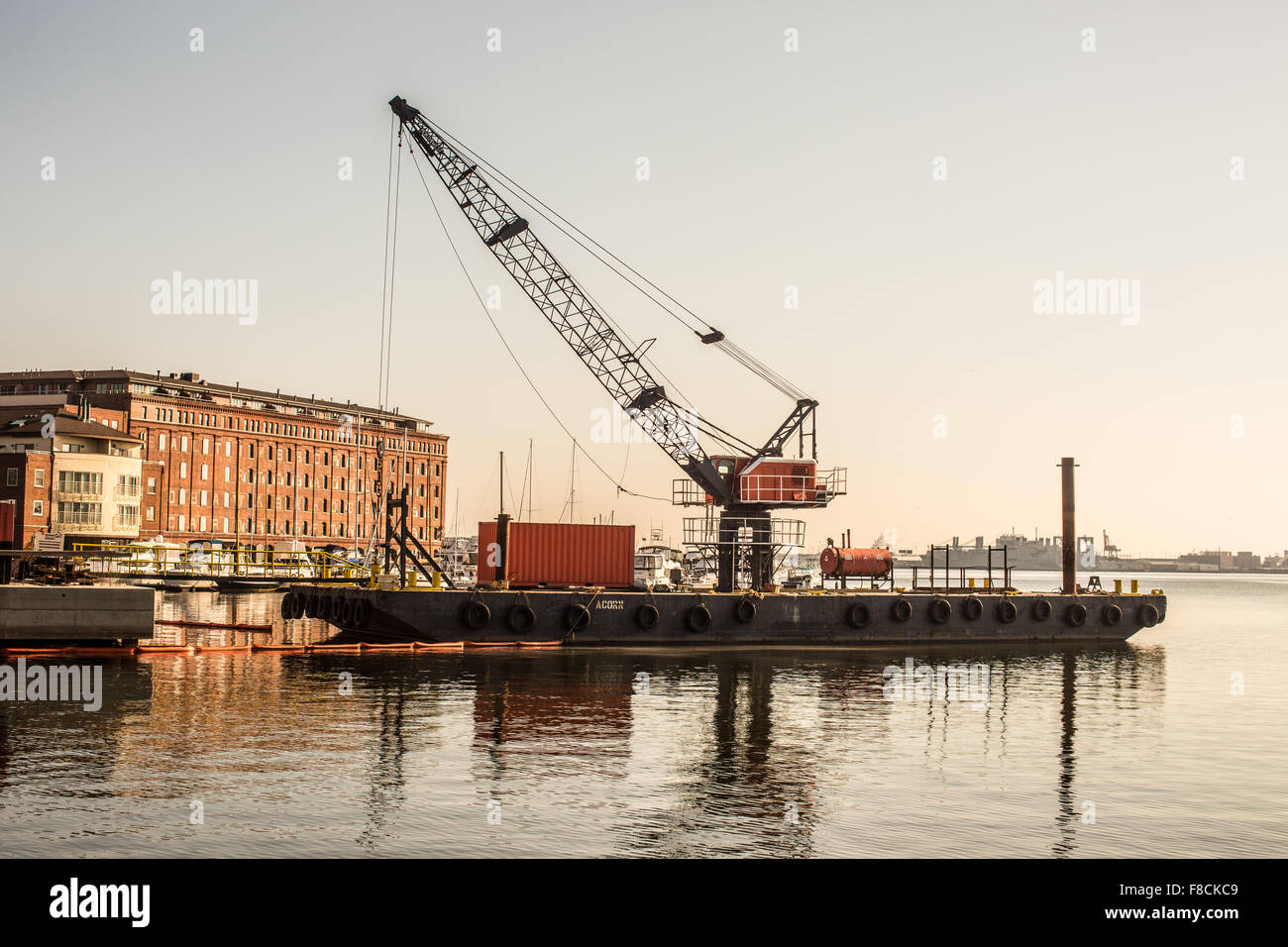 The harbor at Fells Point in the city of Baltimore Stock Photo - Alamy