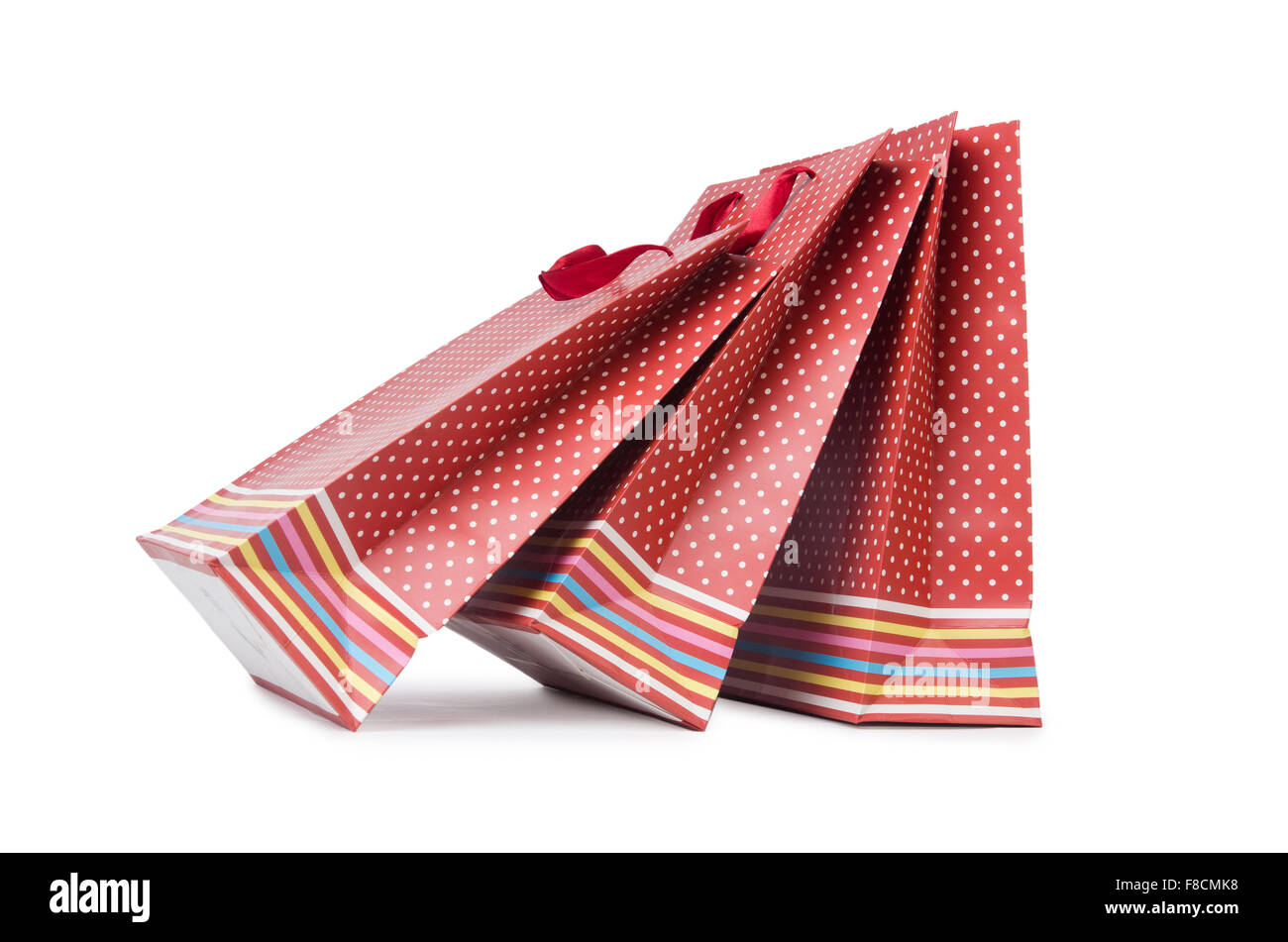 Gift bags isolated on the white background Stock Photo - Alamy