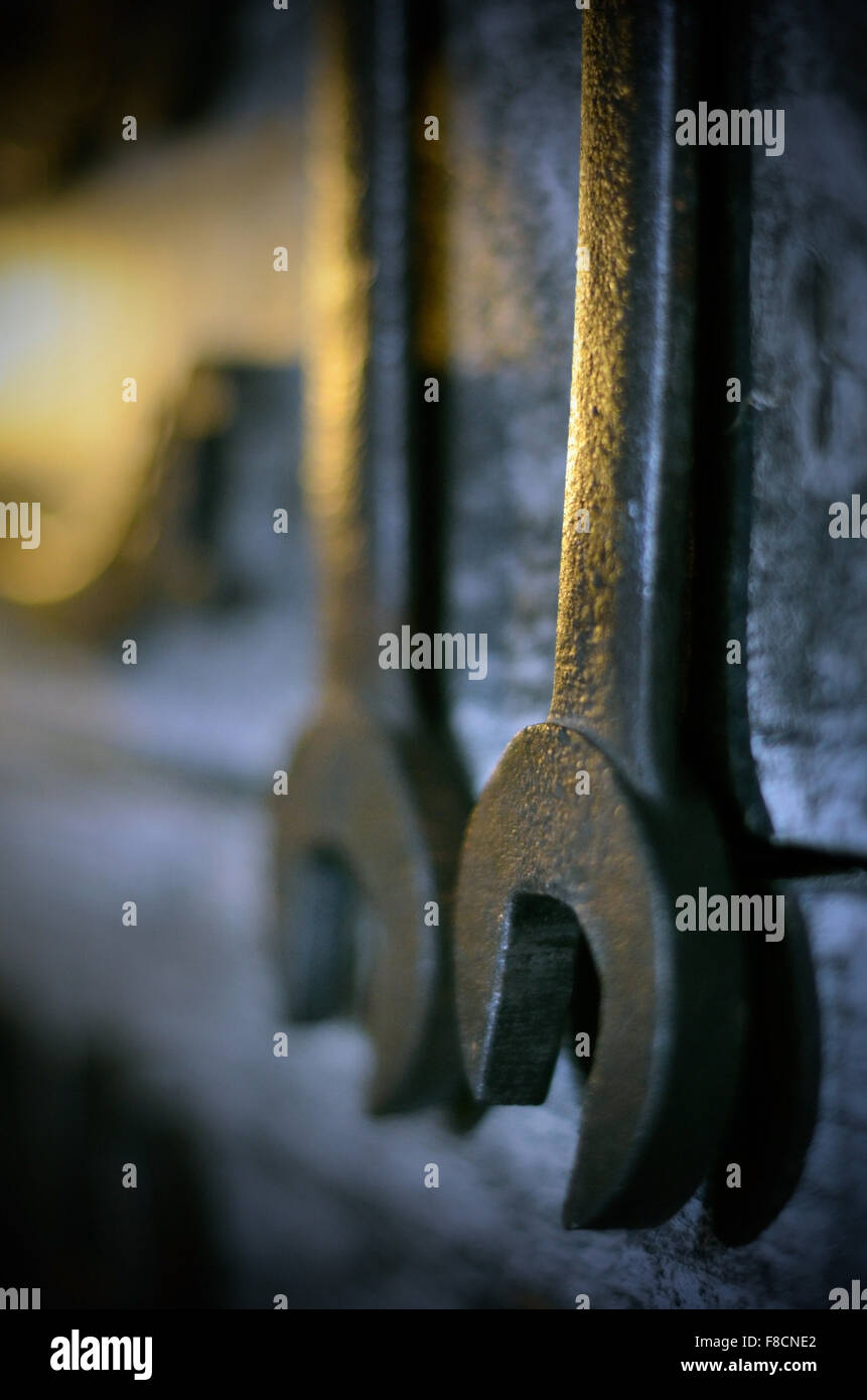 Old engineering tools hi-res stock photography and images - Alamy