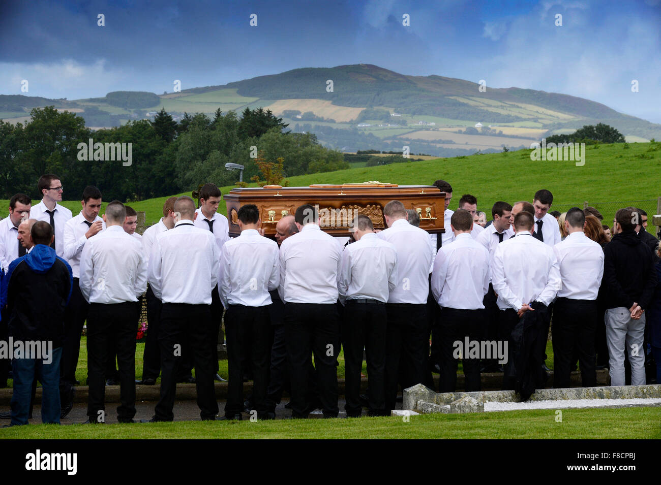 Funeral in County Donegal, Ireland Stock Photo - Alamy